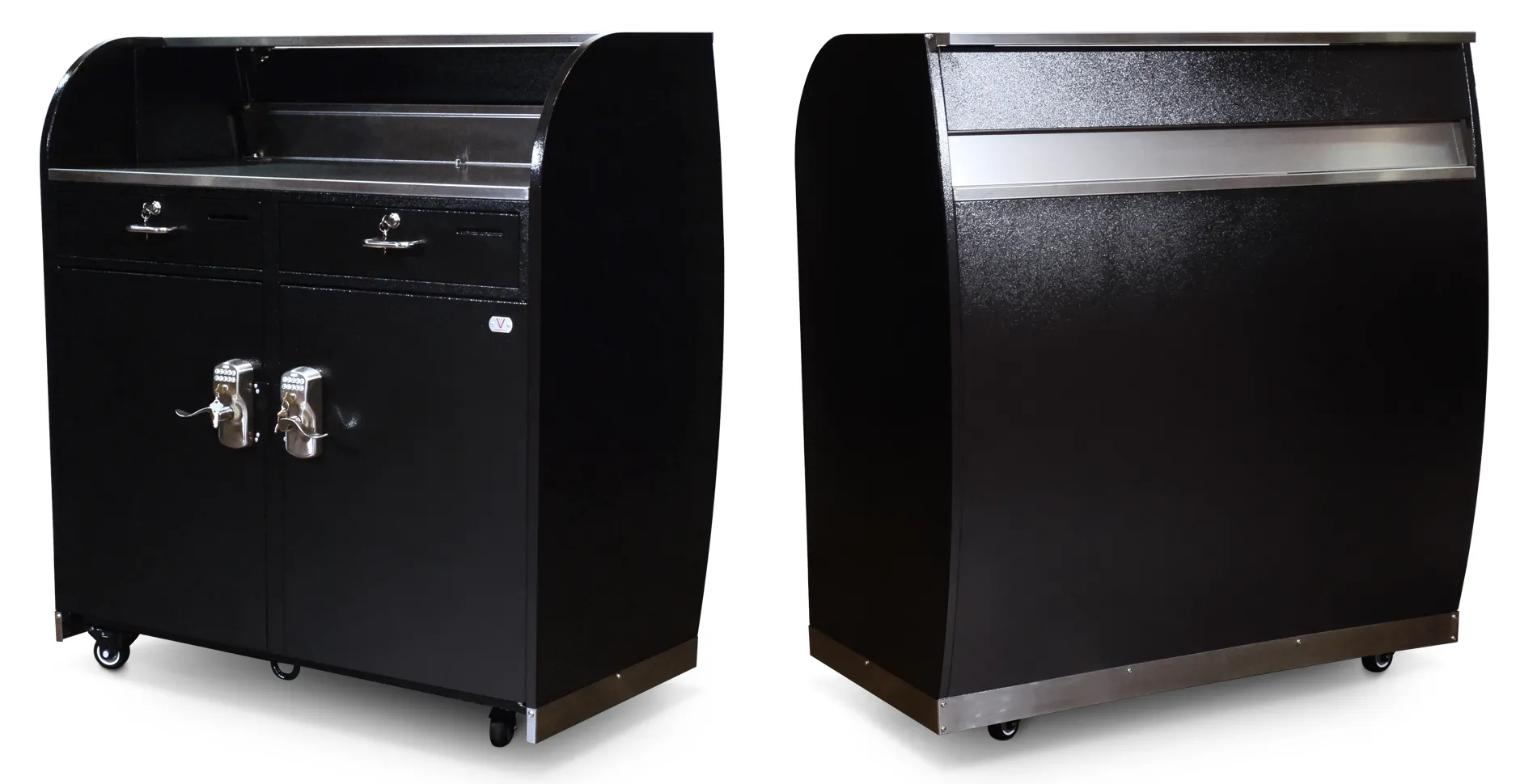 Professional Valet Podium | Double-wide Kiosk | The Valet Spot